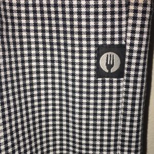 chef works | Pants | Chef Works Houndstooth Black White Pants Large ...